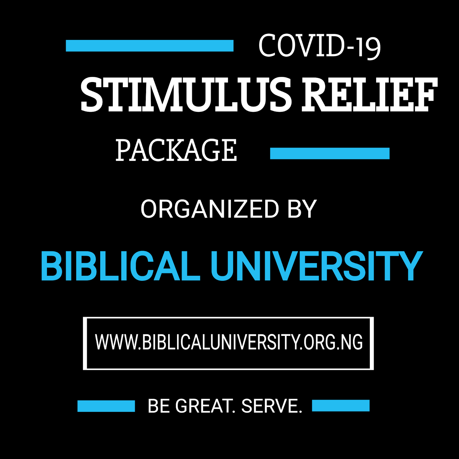 COVID-19 STIMULUS RELIEF PACKAGE