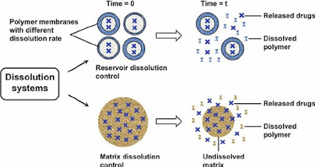 Polymer- Mechanism of Drug Release brief explaination