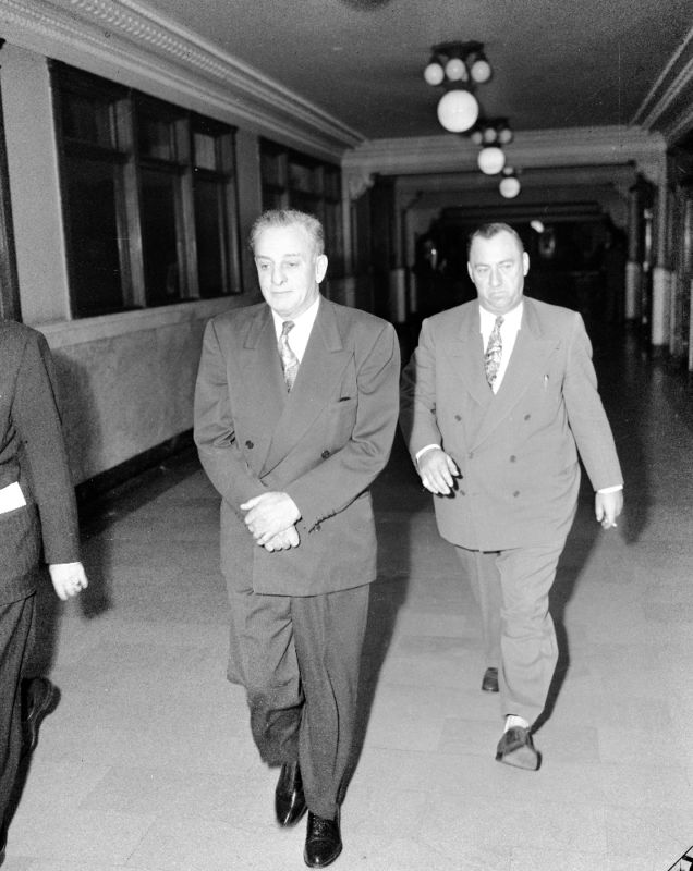 Roger Touhy, Gangster: Roger goes to hs hearing 1956