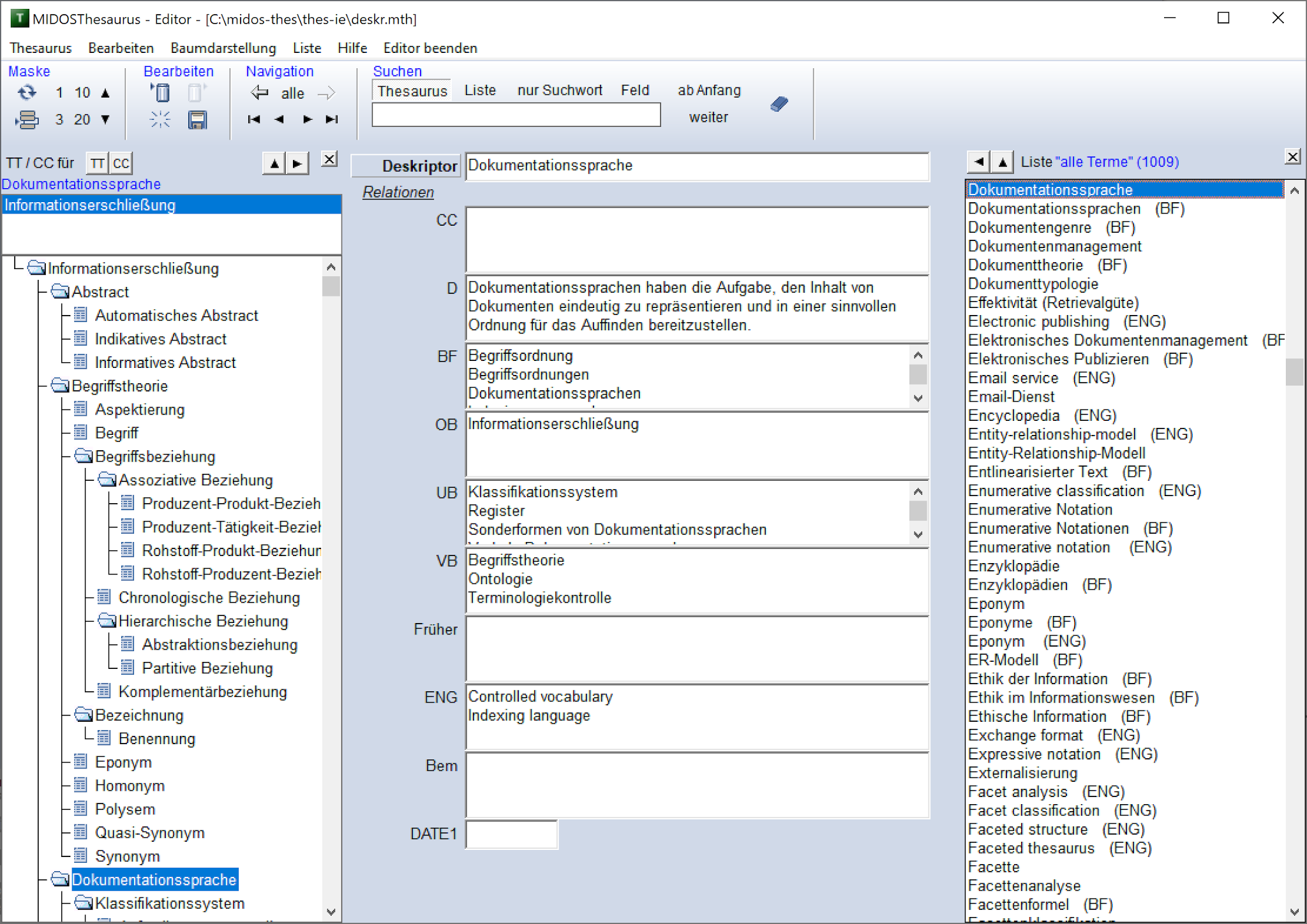 indexierung-retrieval.de: Midos – eine Datenbank- und Thesaurussoftware ...