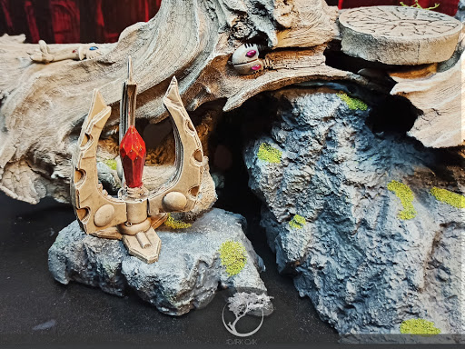 The Dark Oak: Eldar Webway gate - Scratchbuild terrain Part II