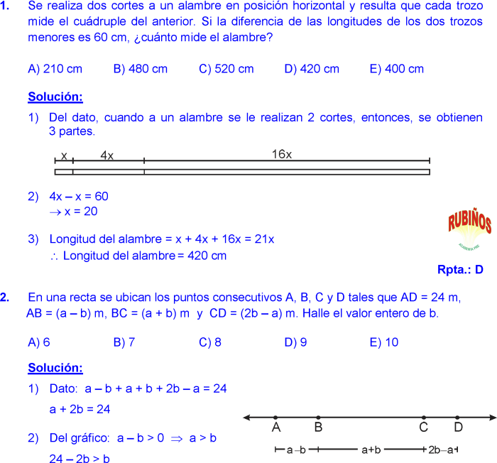 Segmentos problemas resueltos