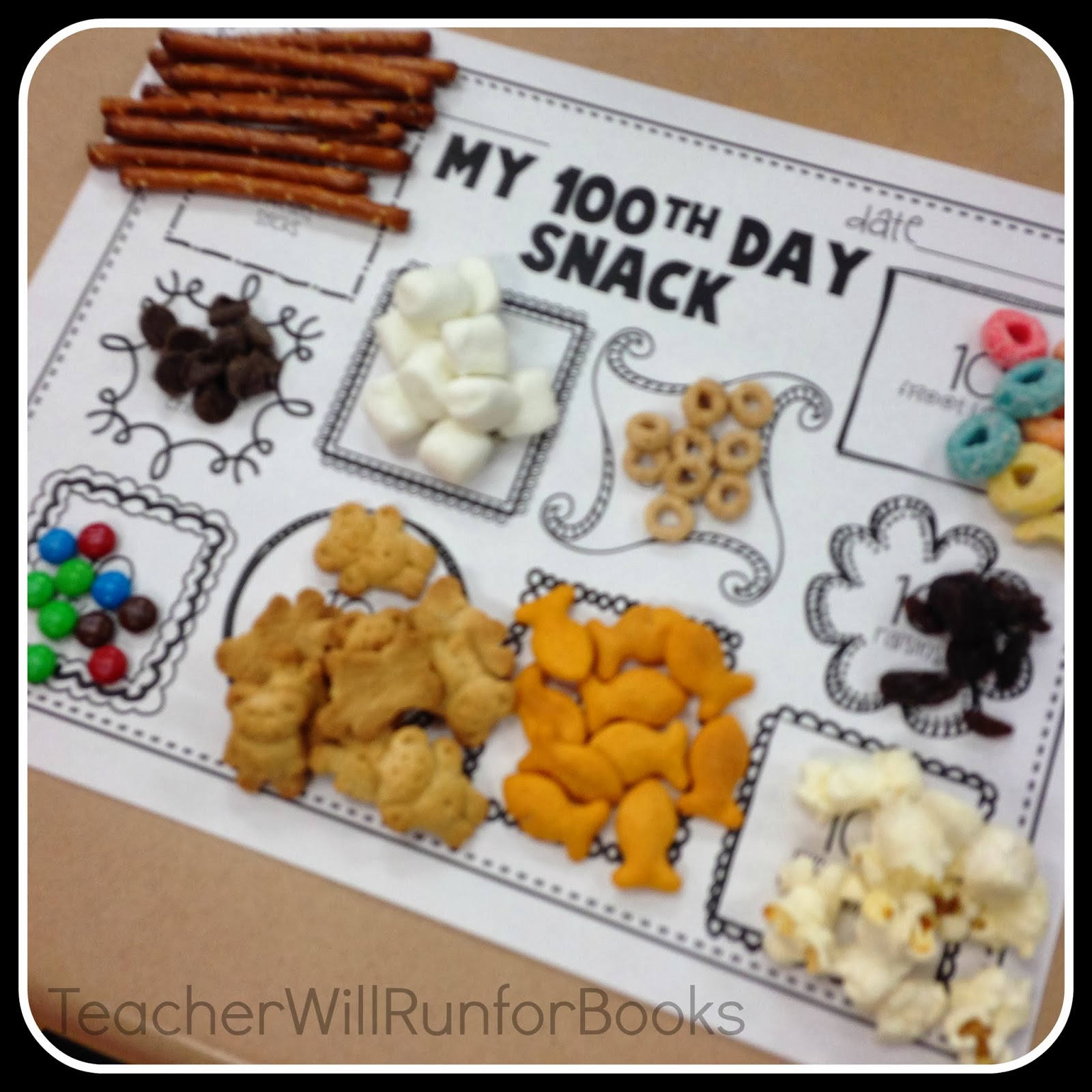 Teacher Will Run for Books: 100th Day!