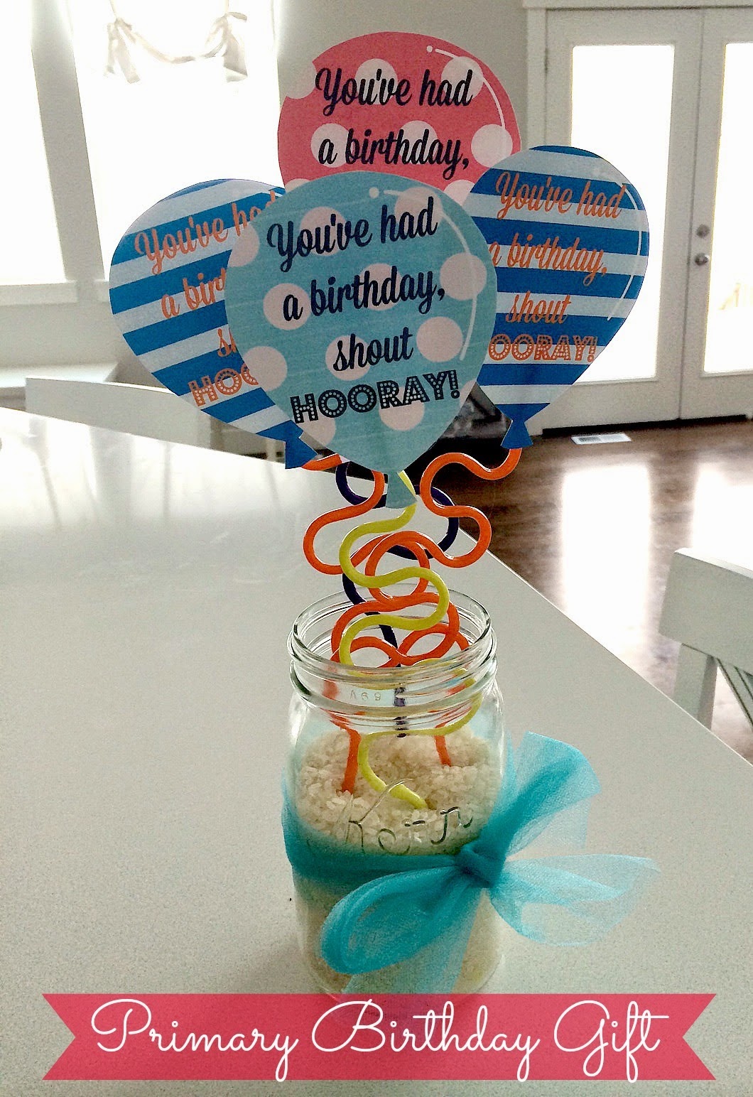 Blue Skies Ahead: Primary Balloon Birthday Gifts