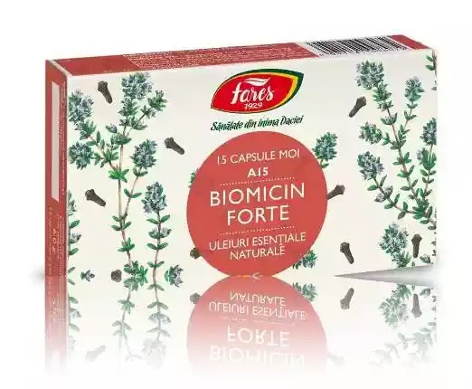BIOMICIN Forte (A15) 15cps FARES păreri forumuri prospect compoziție ...