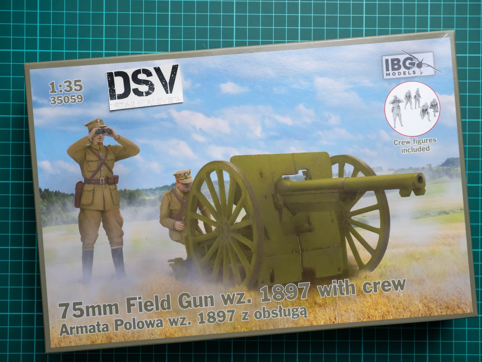 IBG Models 1/35 75mm Field Gun with Crew (35059) - DetailScaleView