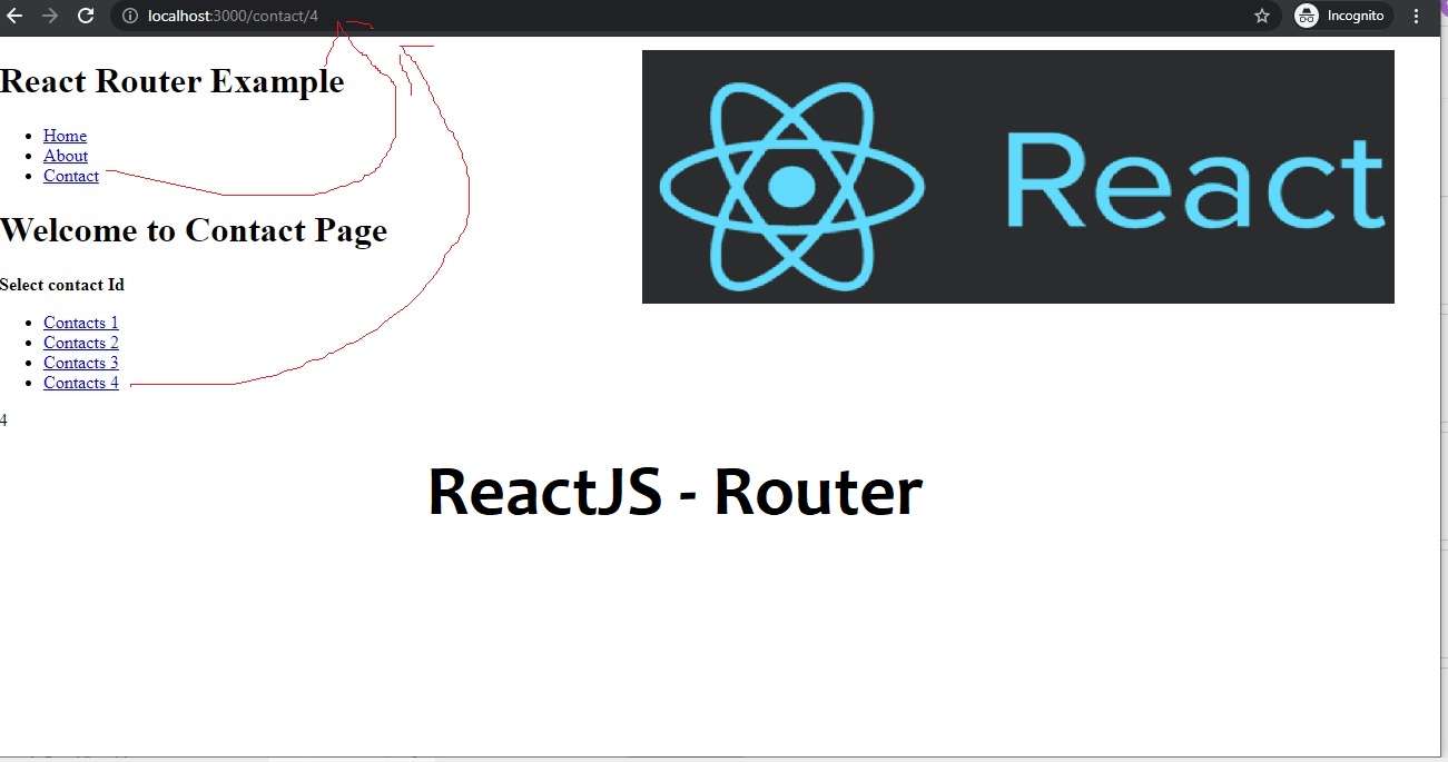 ReactJS - Router | Tutorial101
