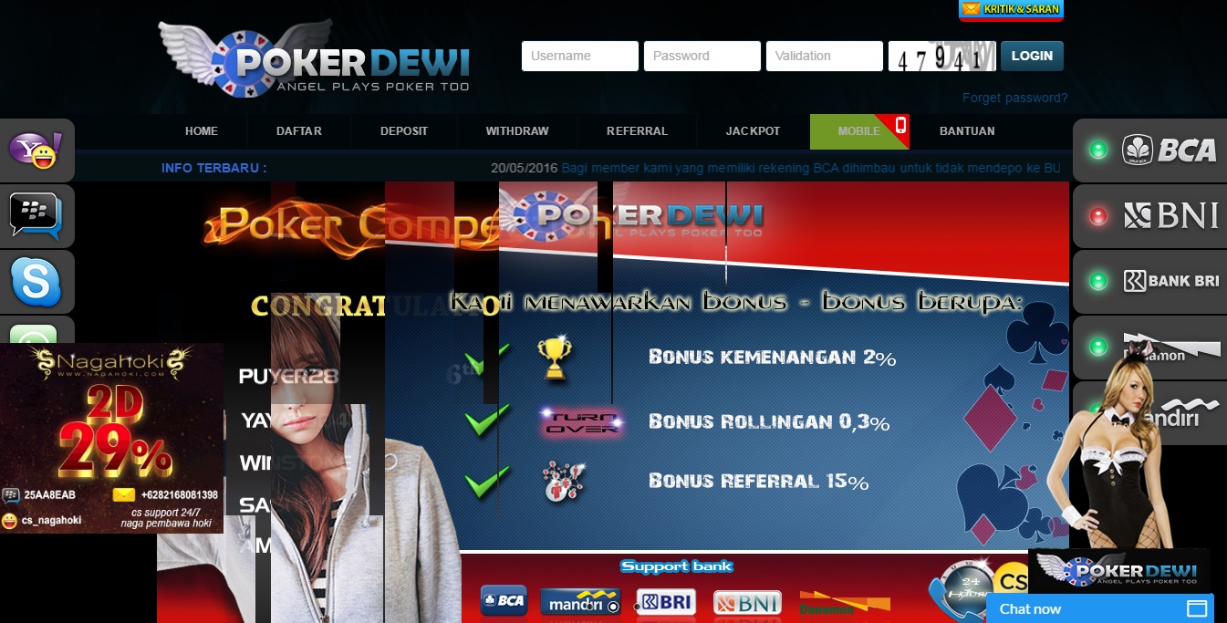 POKERDEWI AGEN POKER TERPERCAYA