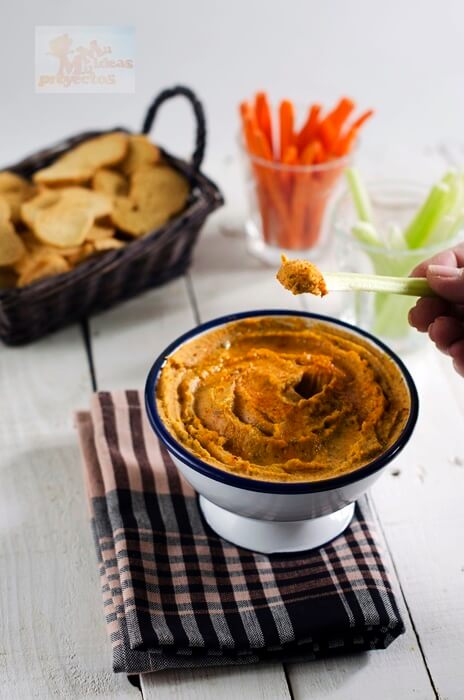 RECETA DE HUMMUS TAHINI O DE GARBANZOS - Mil ideas, mil proyectos