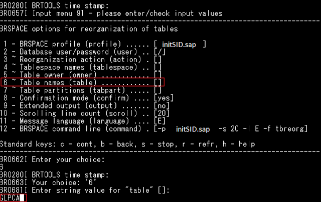 Table Reorg using Brtools - SAP Basis Genie