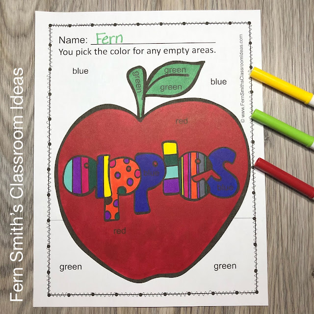 Are You Ready to Grab Some New Fall Apple Themed Color By Code ...