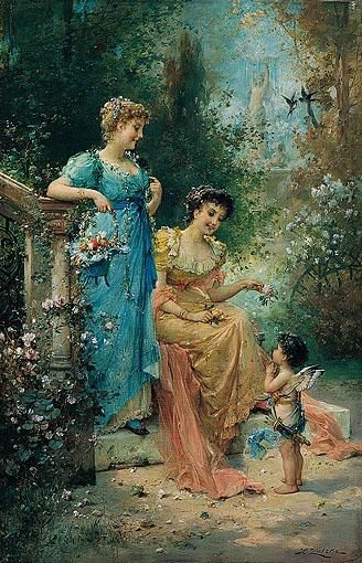 Dreams in Lalaland: Hans Zatzka - Spring Beauty