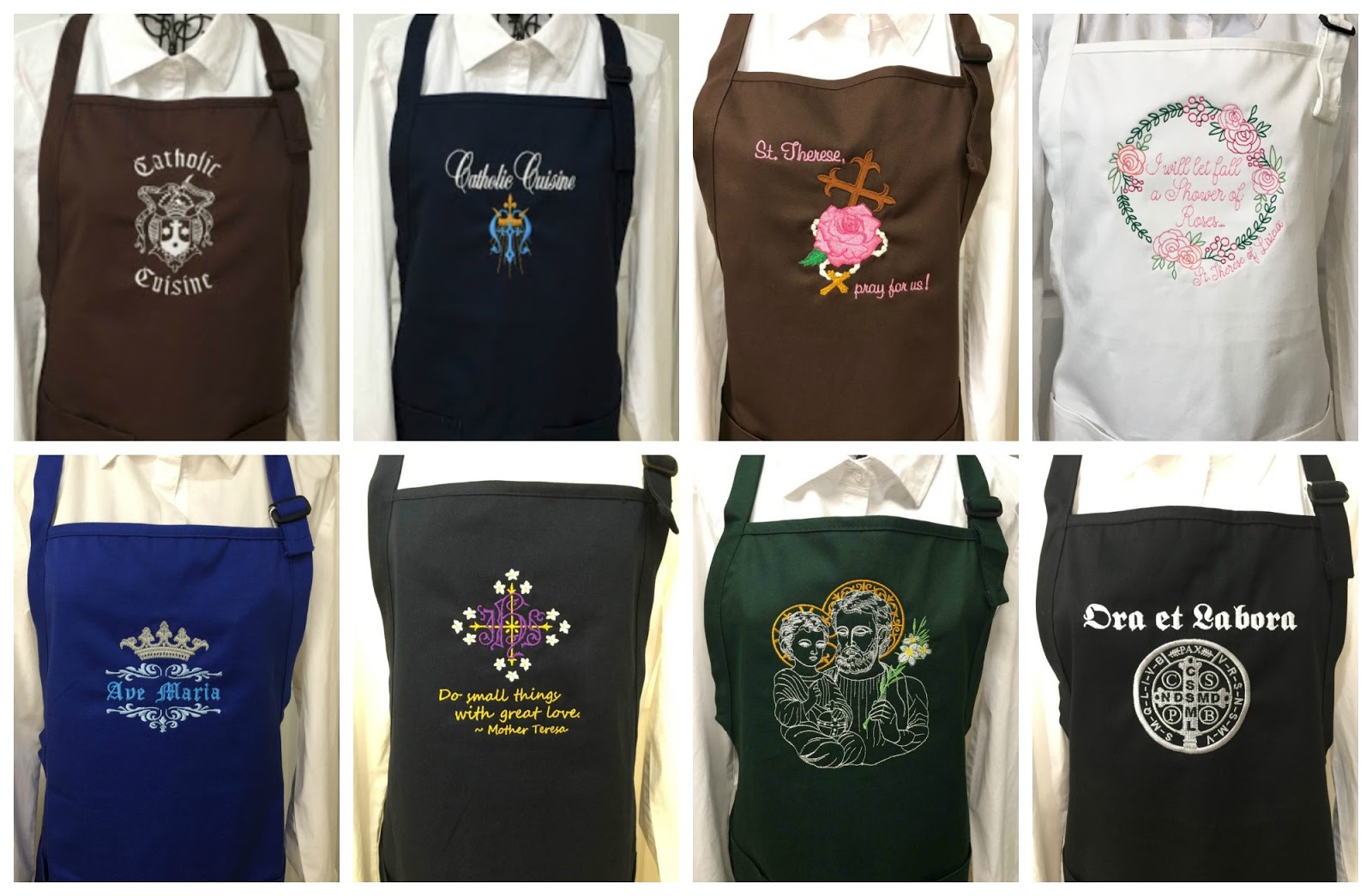 Catholic Cuisine: Catholic Cuisine Aprons