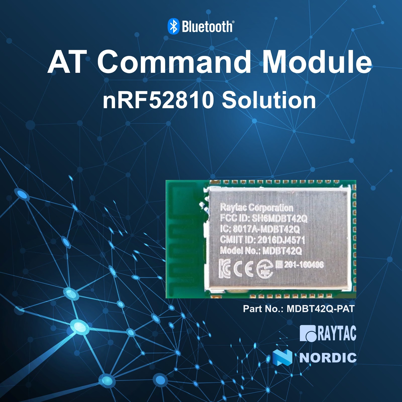 Nordic Bluetooth & WiFi Module: Nordic nRF52810 UART service (NUS ...