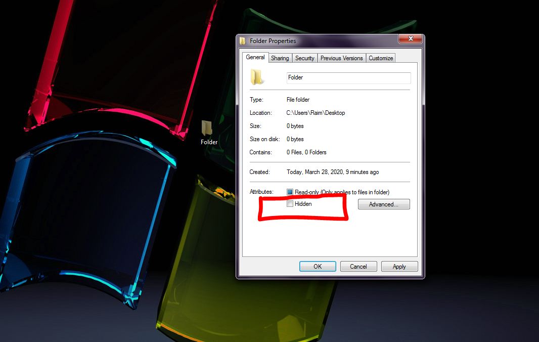 How to Make a Folder Invisible on Desktop