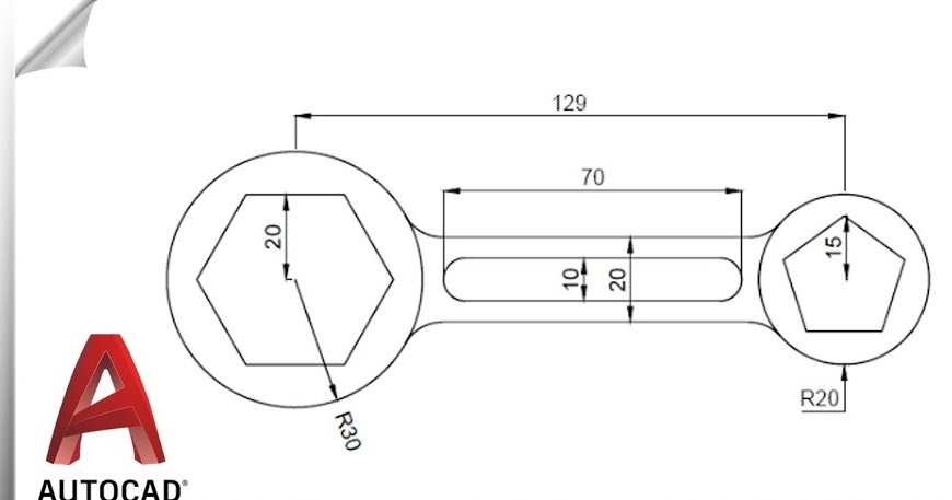 AutoCAD Practice Design #11
