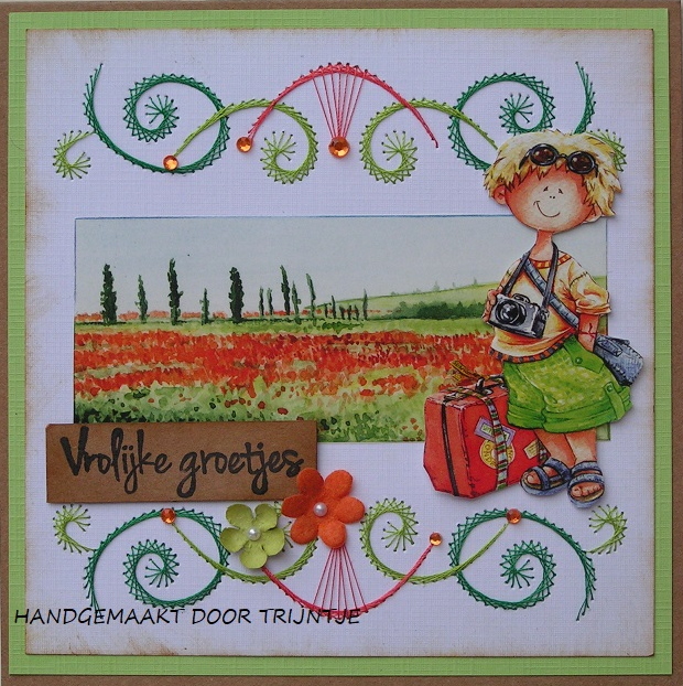 Trijntjes Kaarten: Vrolijke groetjes van Snoesje