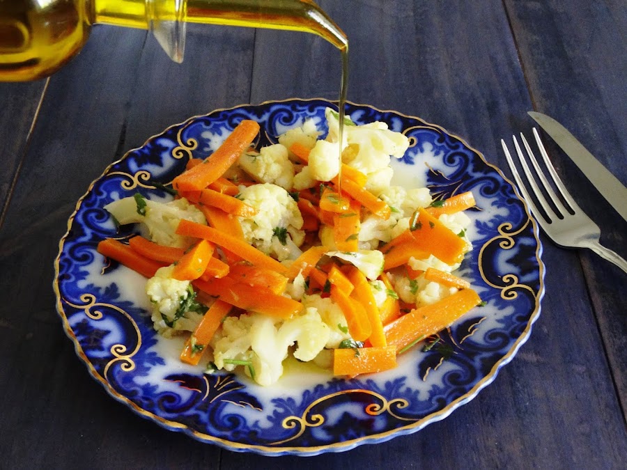 Ensalada de coliflor y zanahorias | Cocina