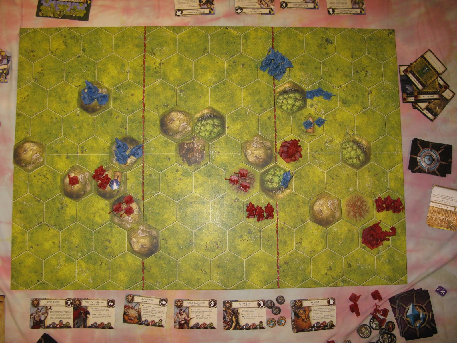 OzKriegspiel: Battlelore - The battle of the Crimson Roots