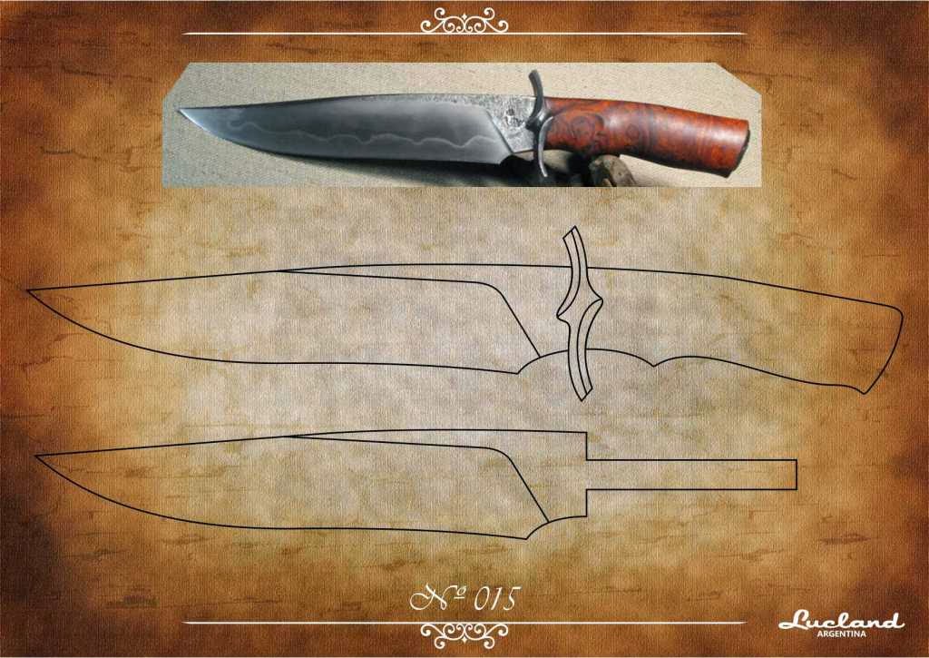 facón chico: Moldes de Cuchillos