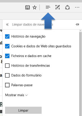 Como ativar os cookies no Microsoft Edge