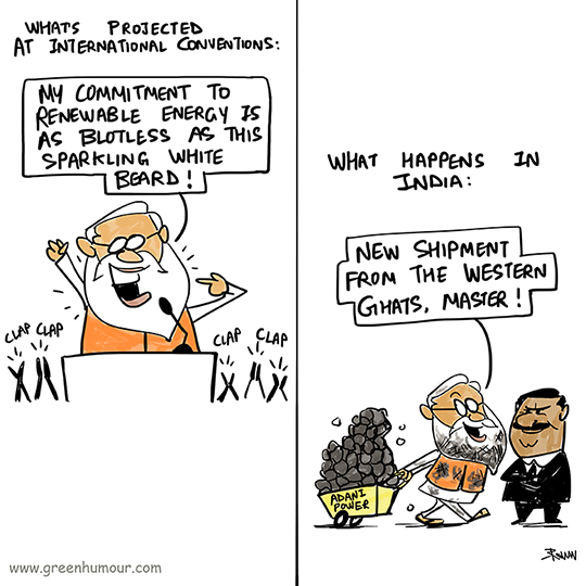 Green Humour: Modi and Renewable Energy