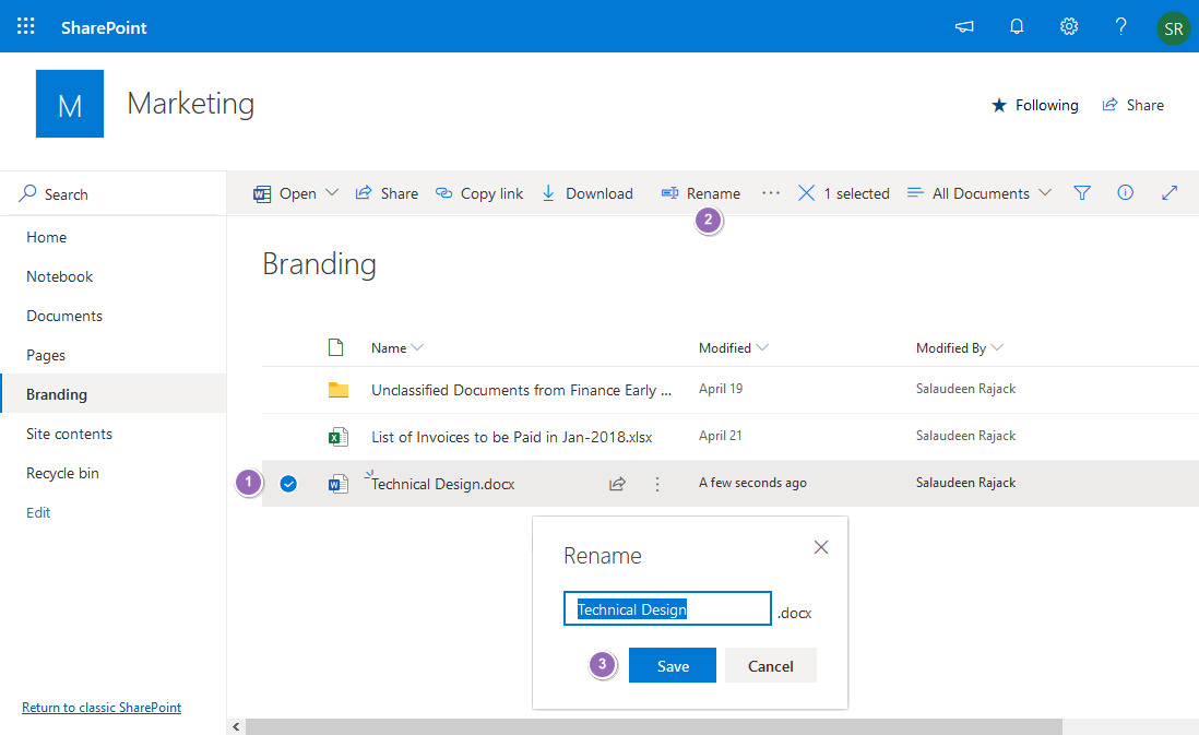 SharePoint Online Rename Files In Document Library Using PowerShell sharepoint-online-rename-files-in-document-library-using-powershell