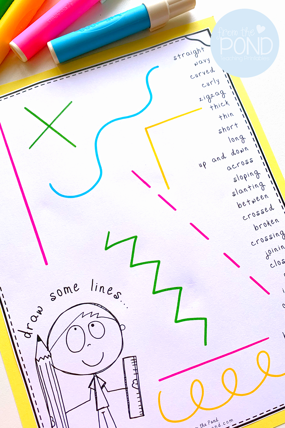 Straight and Curved Lines | From the Pond