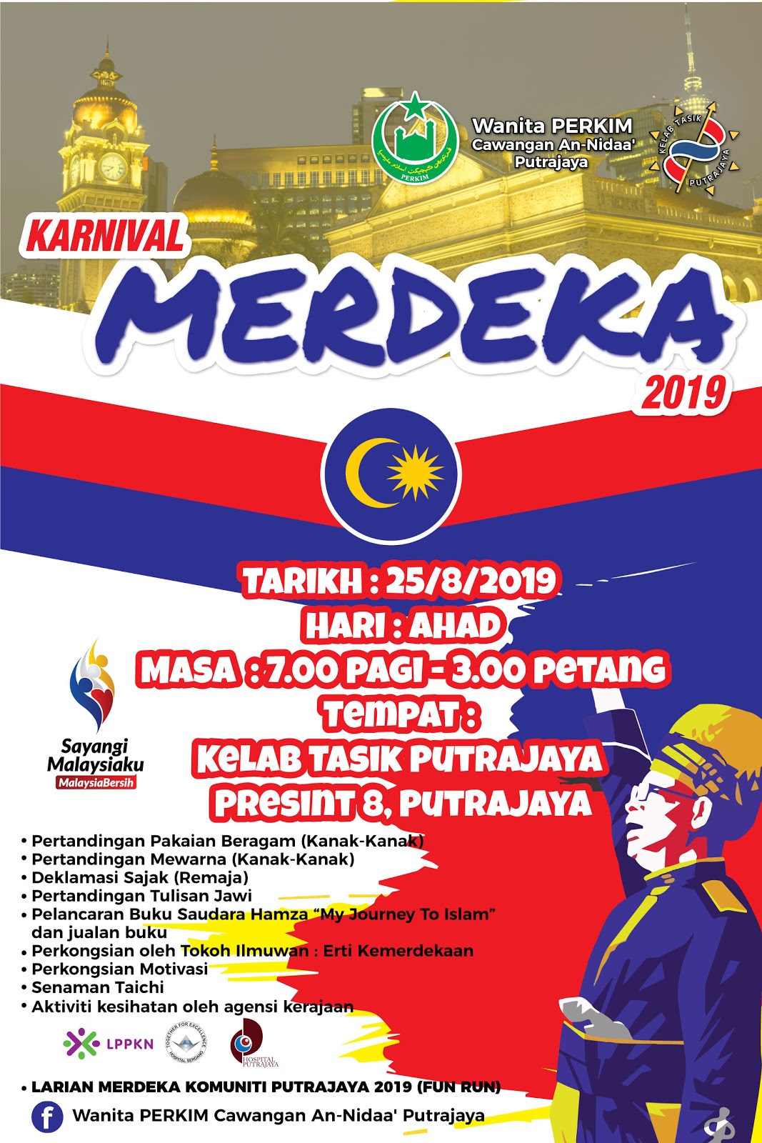 Zulhelmiii: Karnival Merdeka 2019 oleh Wanita PERKIM Cawangan An Nidaa'