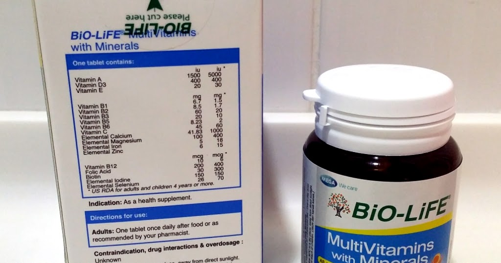 BiO-LiFE Multivitamins with Minerals