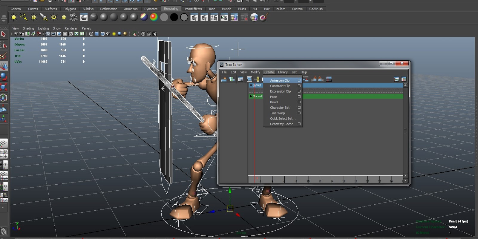3D Animation: Week 3 - Idle Breathing & Setting up Poses