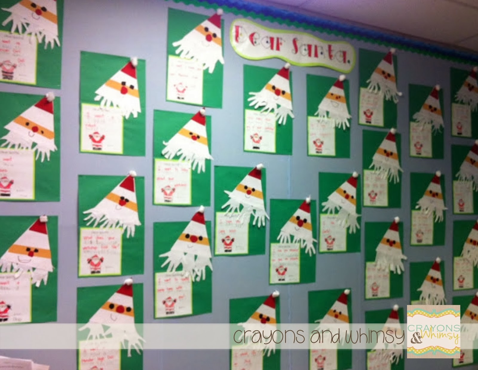 Easy Triangle Santa Craft! - Crayons and Whimsy