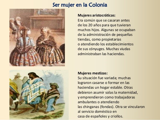 La mujer en la colonia resistencia indígena