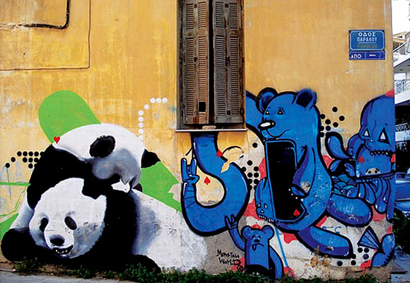 Ijonk Art: graffiti animals