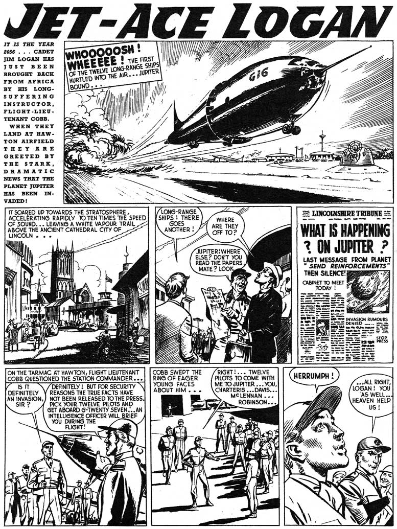 British Comic Art: Jet-Ace Logan