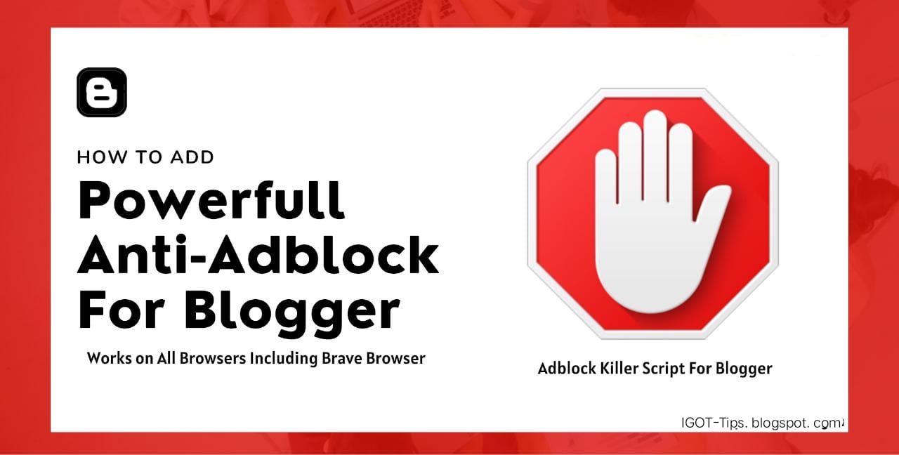 How To install Powerful Anti - Adblock (Adblock Killer) Script For ...