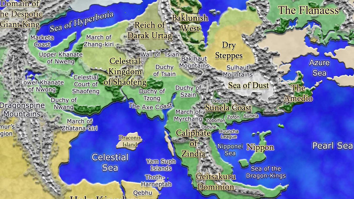 Consonant Opposition: Asian Locations: Oerth