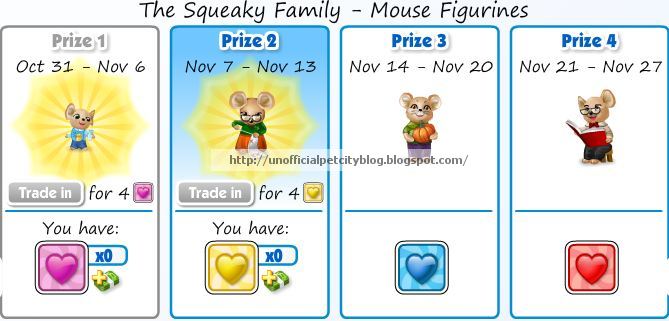 Unofficial Pet City Blog: Daily Token Quest: The Squeaky Family - Mice ...