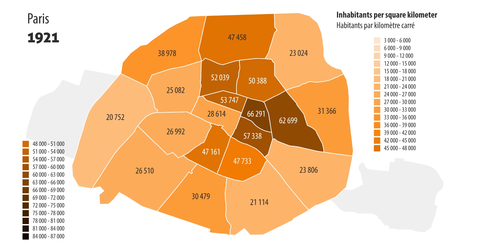 Week 14: What was the population of Paris in 1921? ~ Invisible Paris
