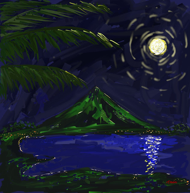 Spontaneous Mt. Mayon Digital Impressions - Voyager-3