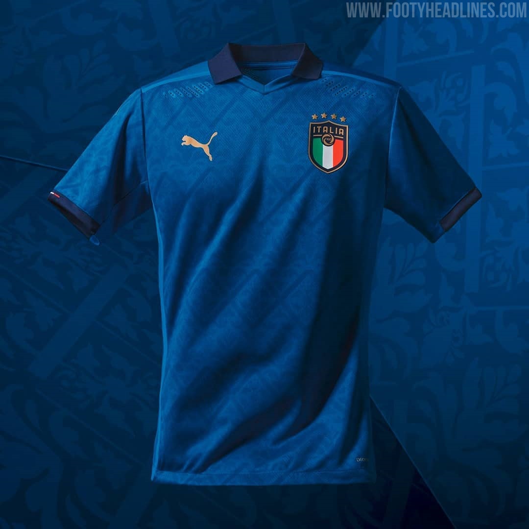 Puma Italy EURO 2020 Home, Away, Third & Goalkeeper Kits - "Renaissance ...