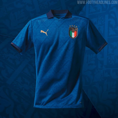 Puma Italy EURO 2020 Home, Away, Third & Goalkeeper Kits - "Renaissance ...