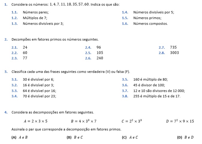 Ana Explica 6º Ano Números Primos E Números Compostos Decomposição Em