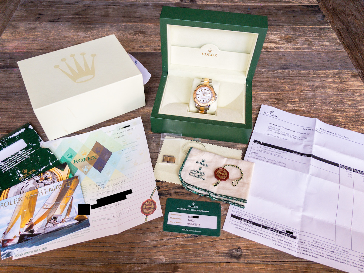 FS: 2005 Rolex Yacht-Master Two-Tone 16623 w/ Box, Papers, and Service ...