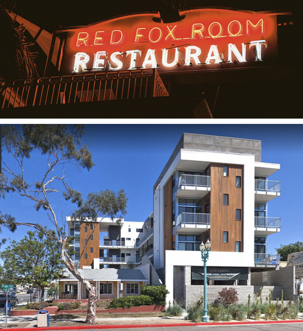 SanDiegoVille: North Park's Historic Red Fox Room To Move...Once Again