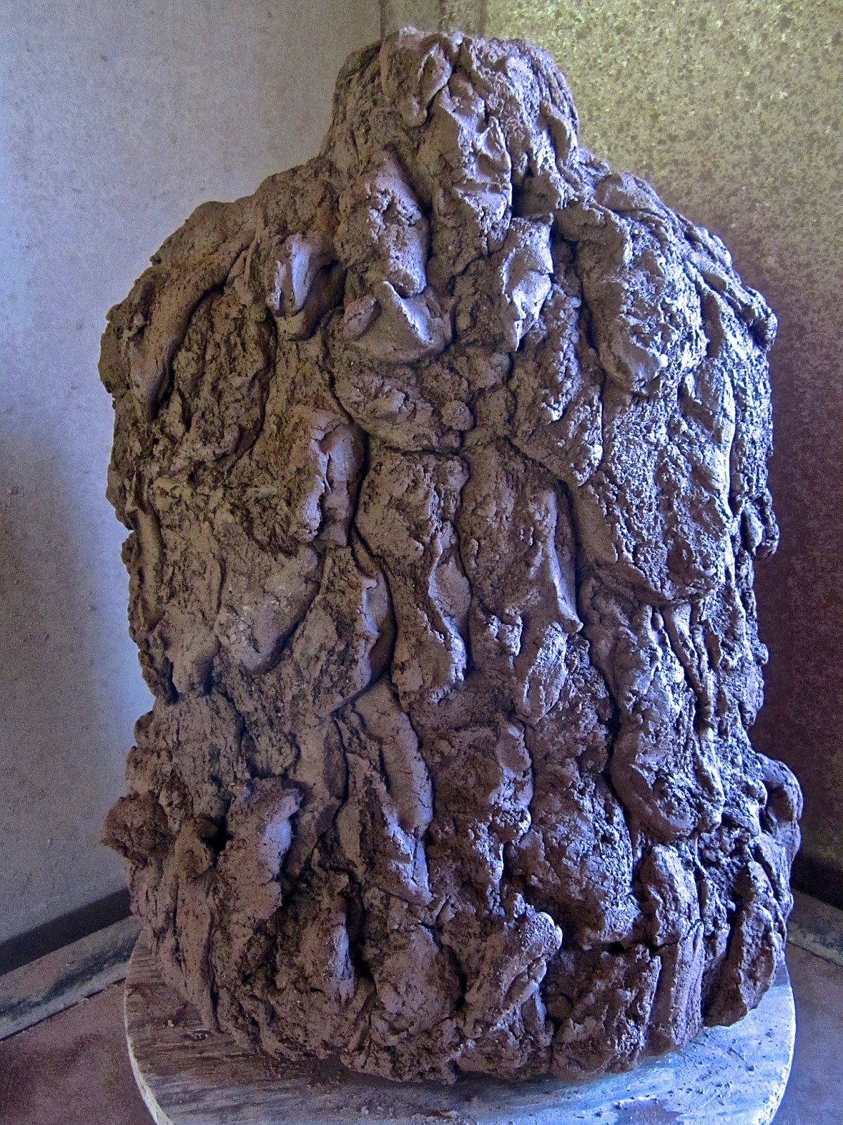 Rob Sieminski Ceramics: Wet Oval Mud Volcano Pot