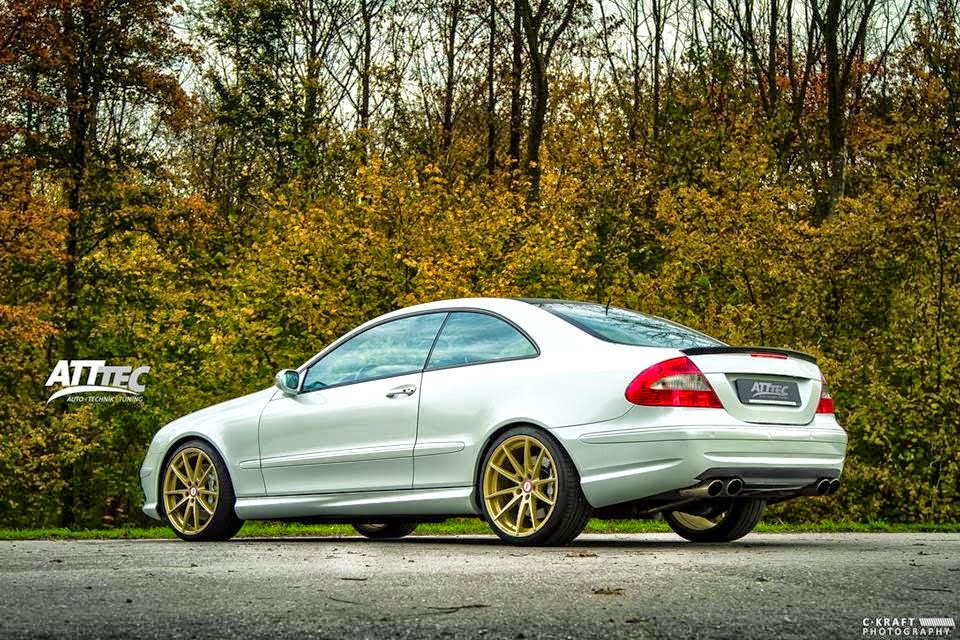 Mercedes-Benz W209 CLK55 AMG on Deluxe Wheels | BENZTUNING