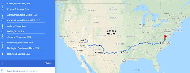 Roteiro de uma viagem ao redor dos Estados Unidos em 35 dias - Felipe ...