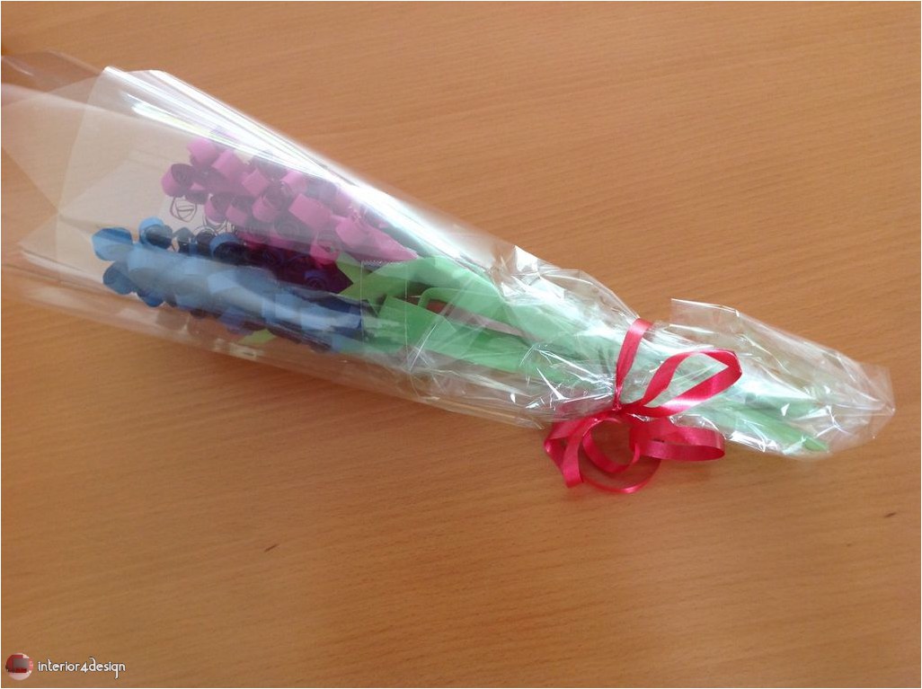 DIY Swirly Paper Flowers - Interior4desigN