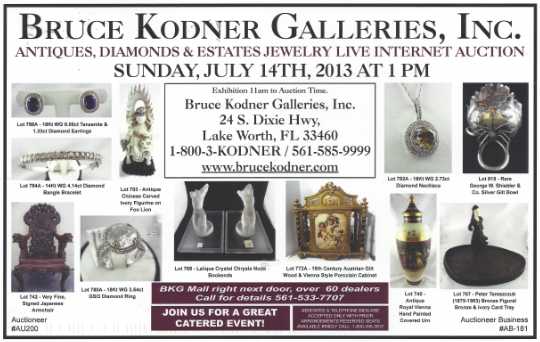 BRUCE KODNER AUCTION GALLERIES: ANTIQUES, DIAMONDS & ESTATES JEWELRY ...